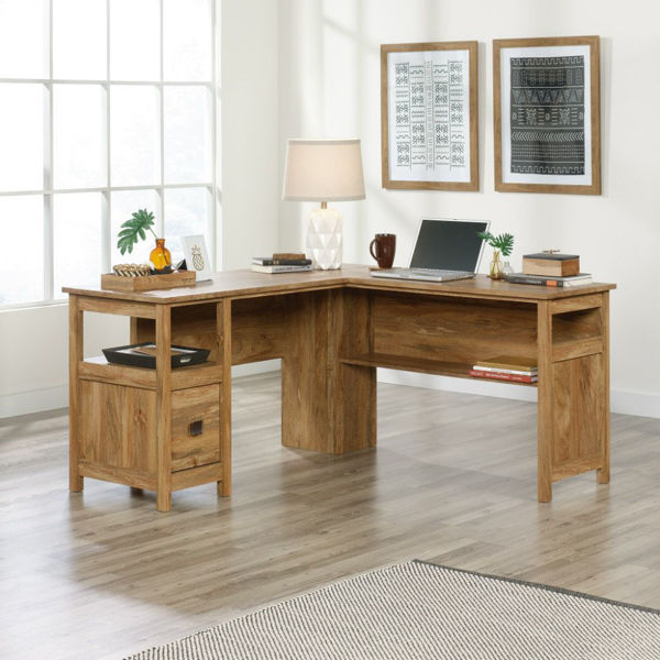 Cannery Bridge L-Desk - Mango | American Home Furniture Store and ...