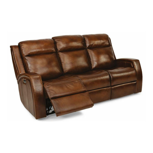 Santa Fe Reclining Sofa with Power Headrest by Flexsteel | American ...