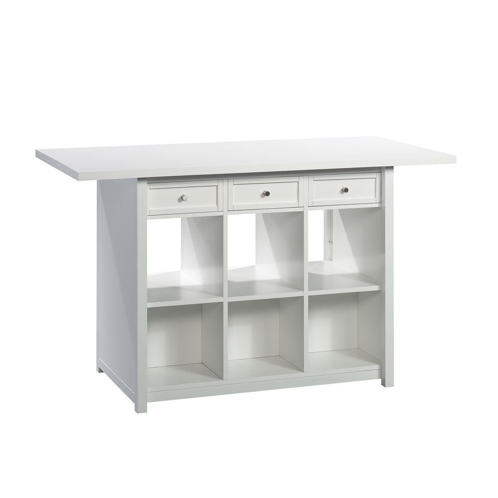 Craft Work Table - Soft White | American Home Furniture Store and ...