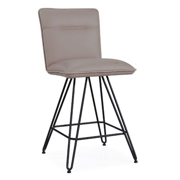 Demi Counter Stool - Taupe | American Home Furniture Store and Mattress ...