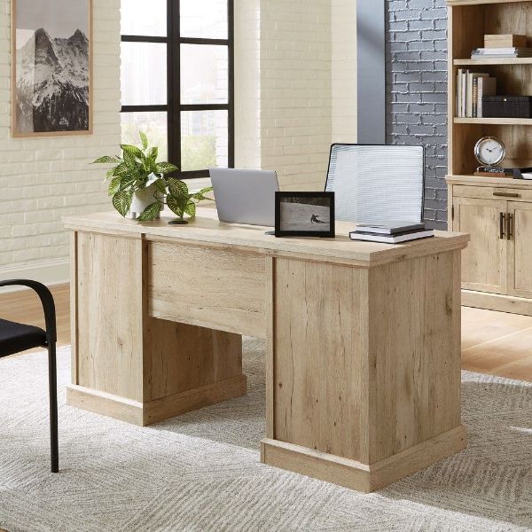 Mason Peak 60" Credenza Desk - Prime Oak | American Home Furniture ...