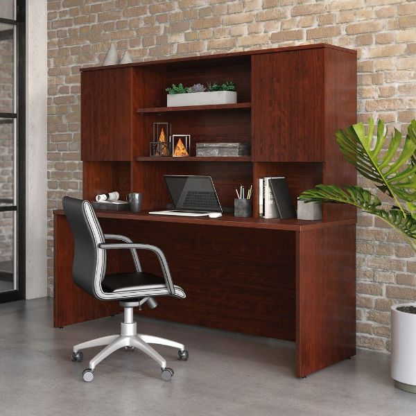 Affirm Desk with Hutch - Classic Cherry | American Home Furniture Store ...