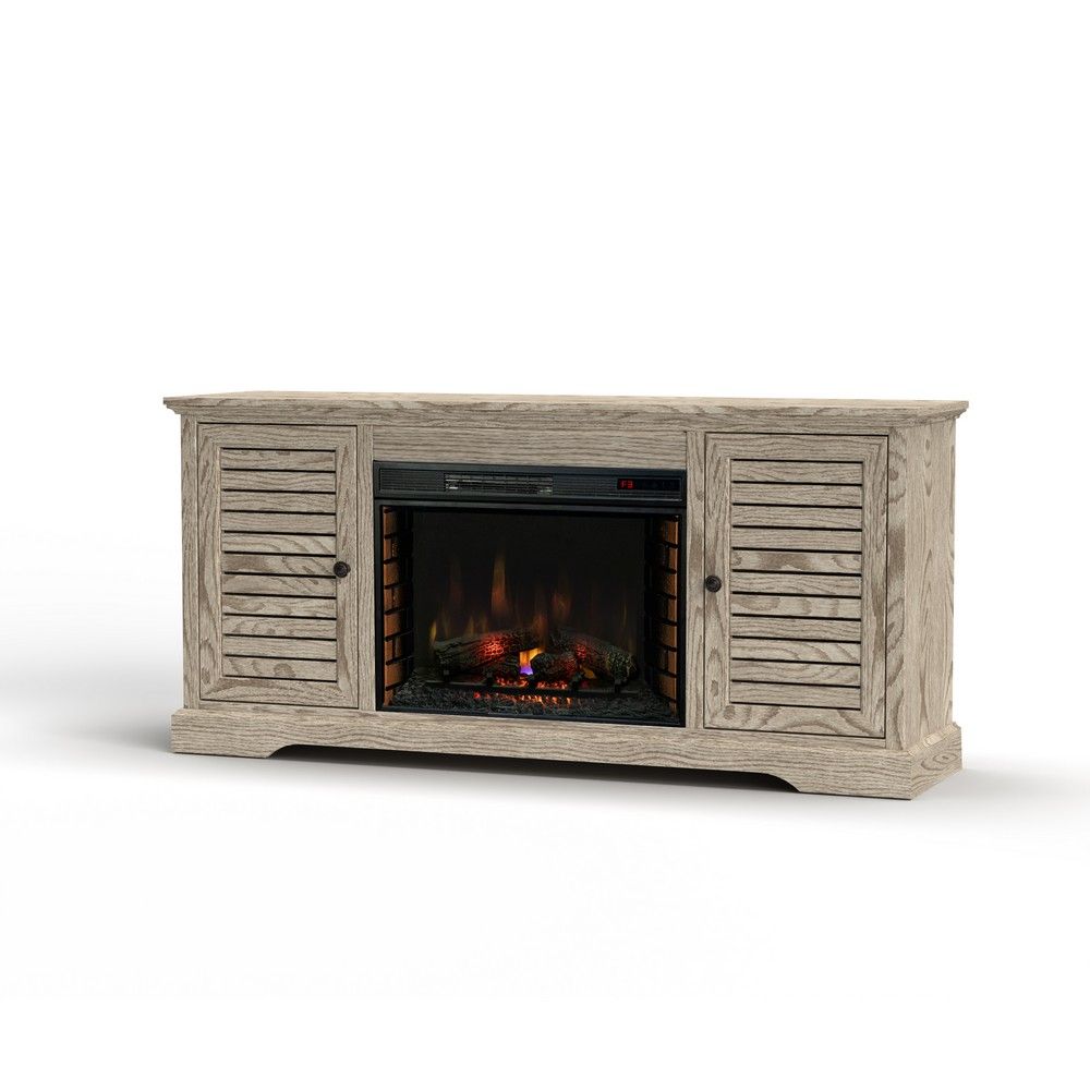 Topanga 68" Fire Console - Alabaster | American Home Furniture Store ...